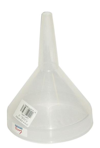Seldram Supplies. 5in-13CM PLASTIC FUNNEL |Each