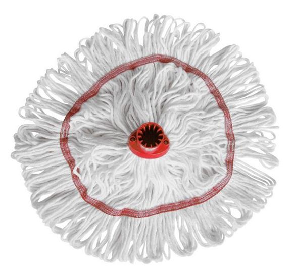 Seldram Supplies. HYGIENE SCREW ON MOP RED 200gm |Each