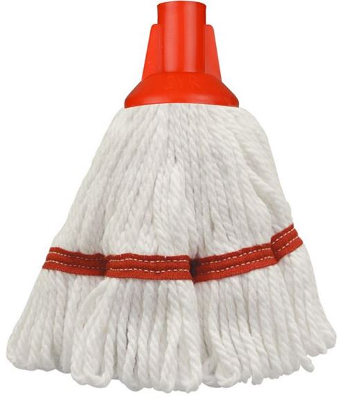 Seldram Supplies. HYGIENE SCREW ON MOP RED 300gm |Each