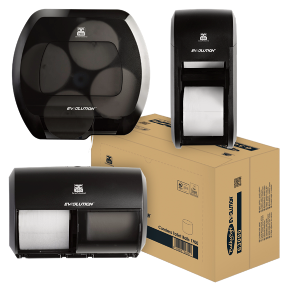 Seldram Supplies. EvSolution Coreless Toilet Paper Dispensers